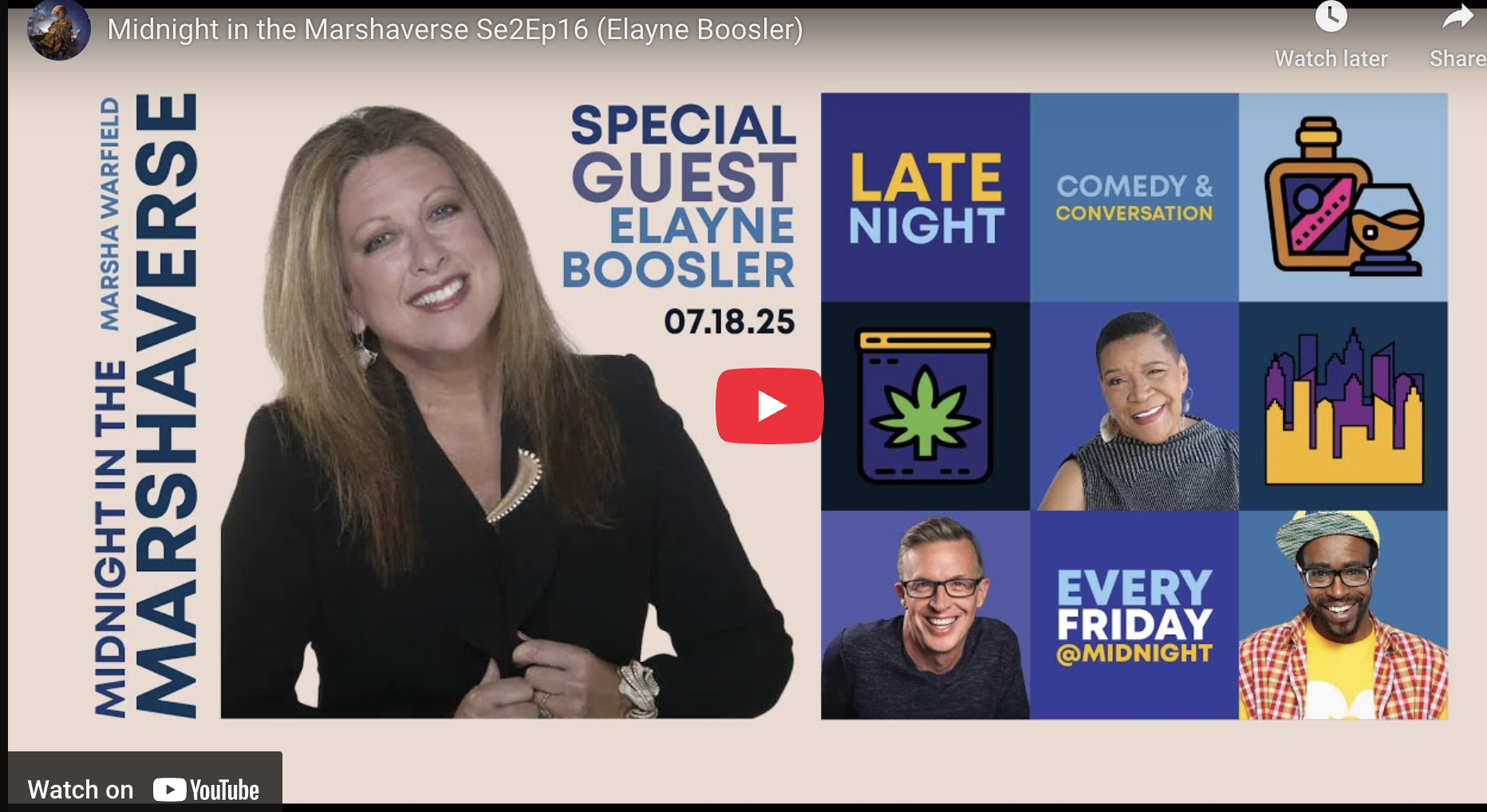 Elayne Boosler Offical Website